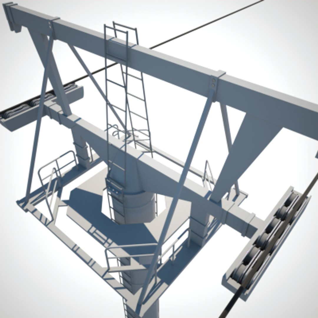 3d Cableway Cable Model