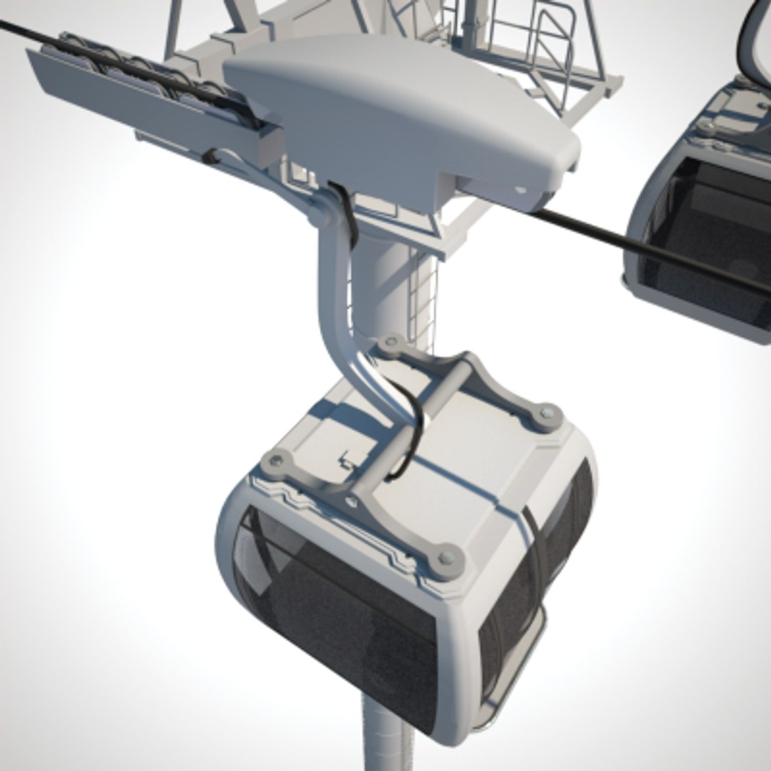 3d Cableway Cable Model