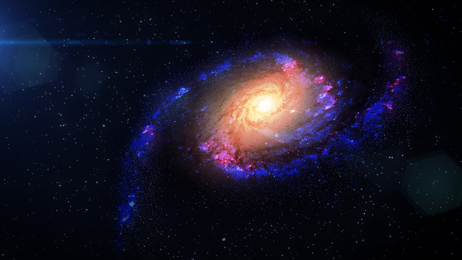 3D Galaxy NGC 1566 Model - TurboSquid 2011737