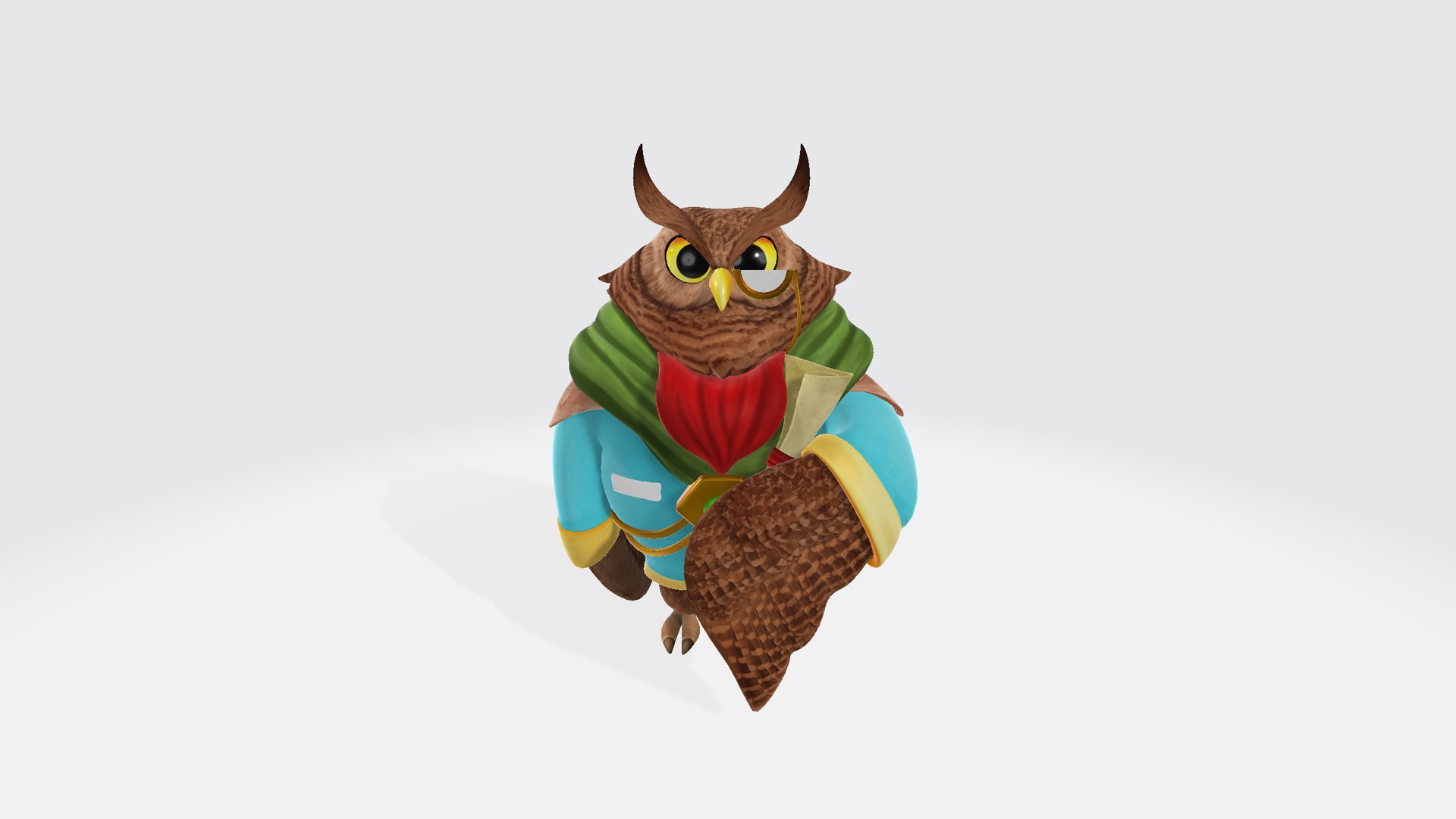 3D Model The Learned Owl - TurboSquid 2352757