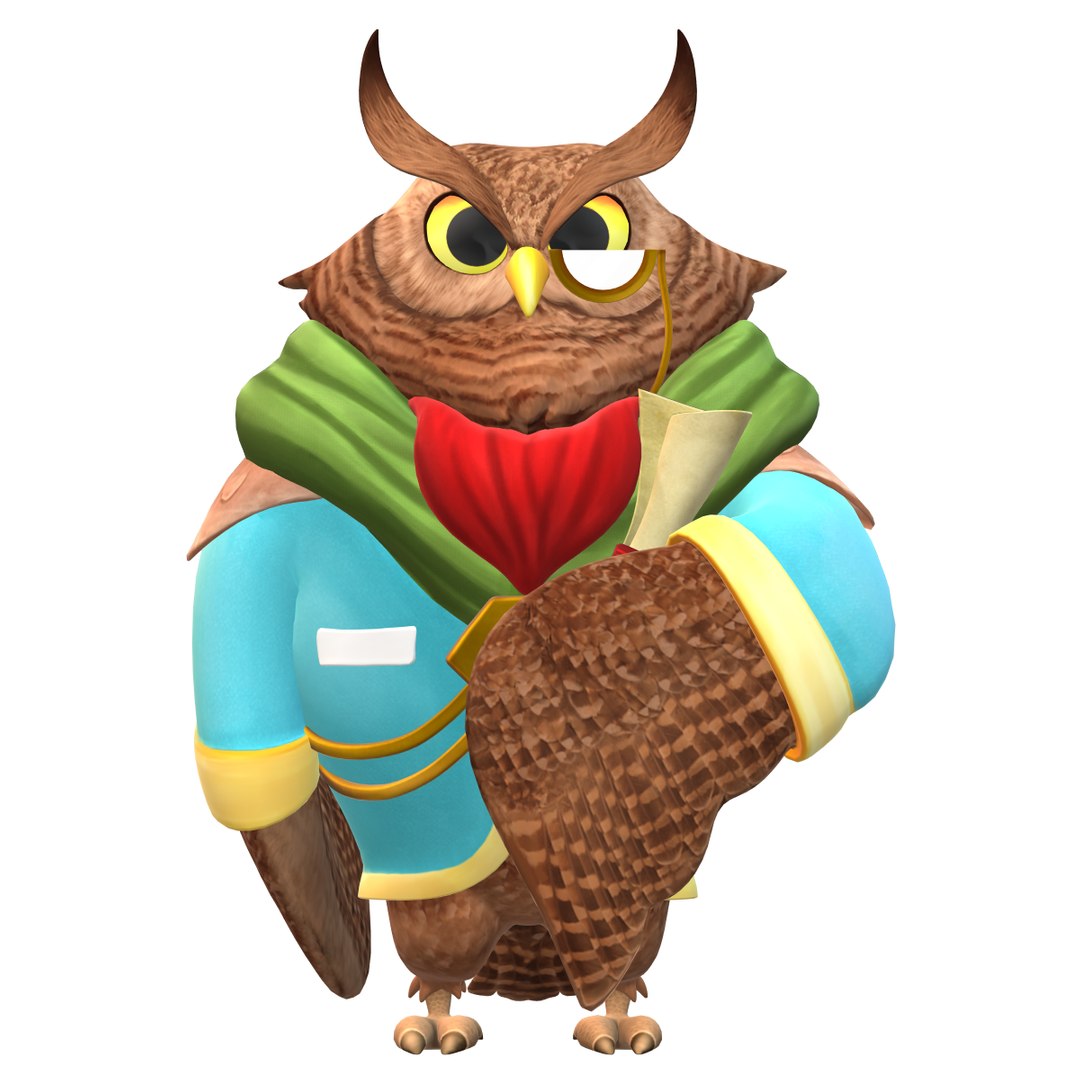 3D Model The Learned Owl - TurboSquid 2352757