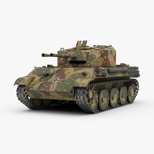 Flakpanzer V Coelian 3D-Modell - TurboSquid 851298