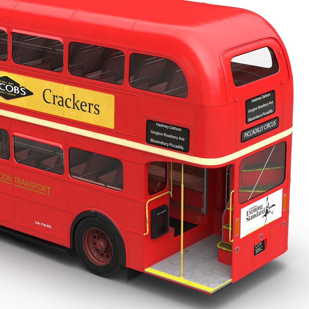 c4d london bus routemaster simple