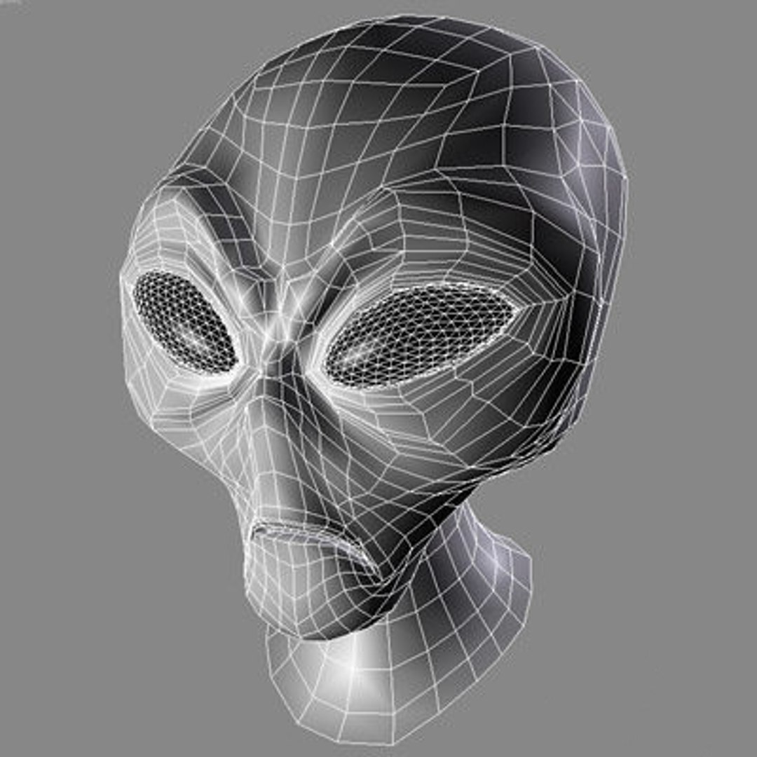 3d Model Alien Head
