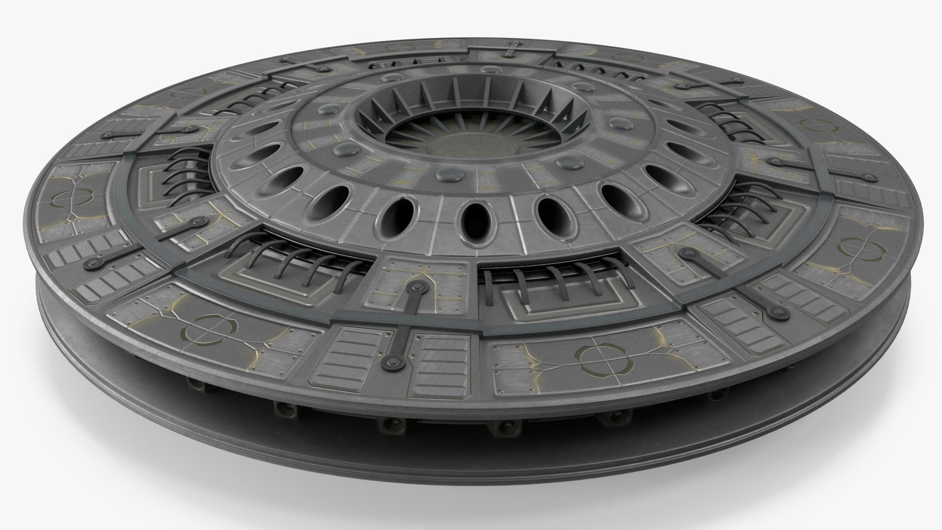 Sci-fi UFO 3D model - TurboSquid 2170152