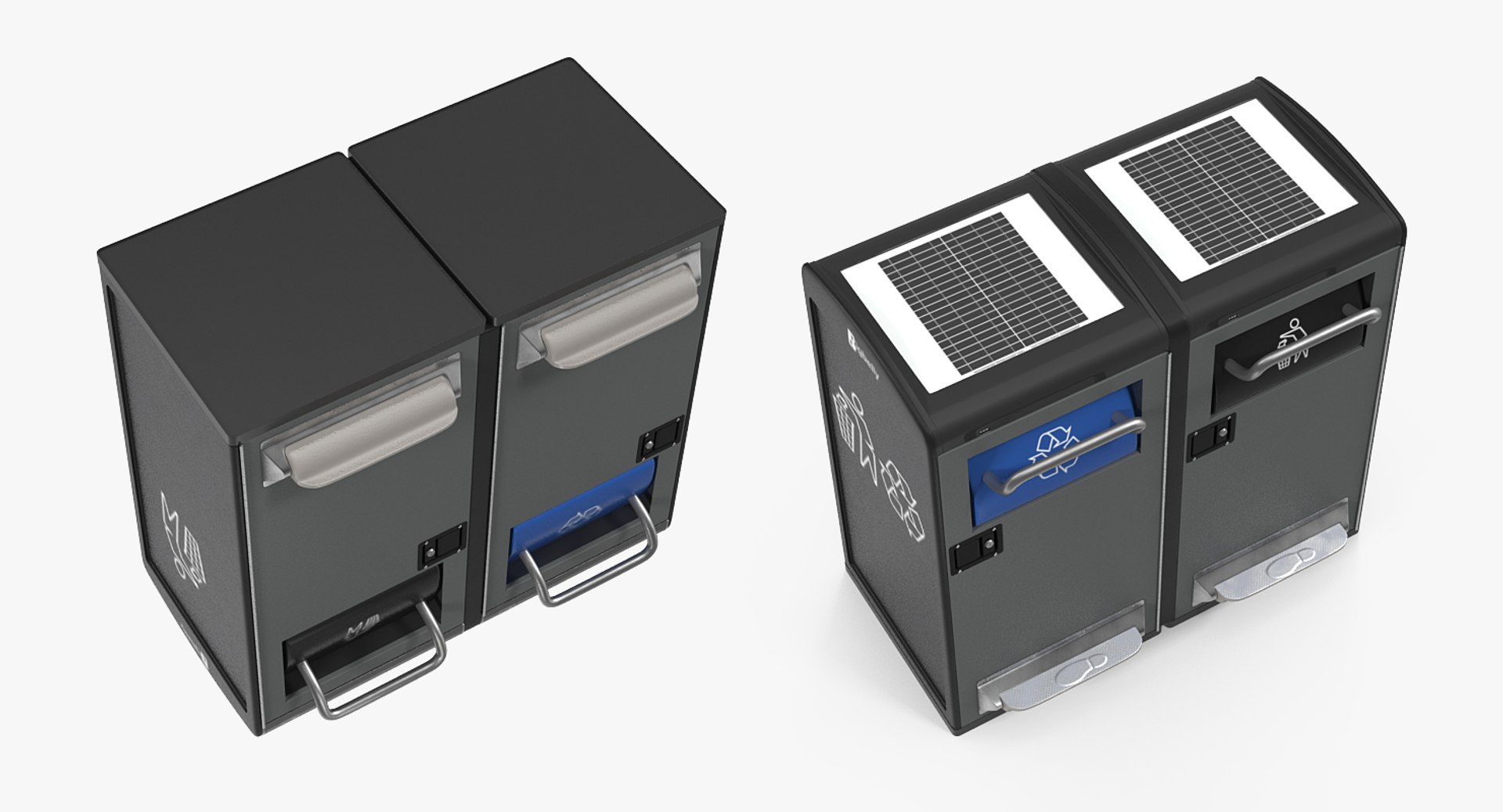 Bigbelly General Waste Recycling Model - TurboSquid 1329010