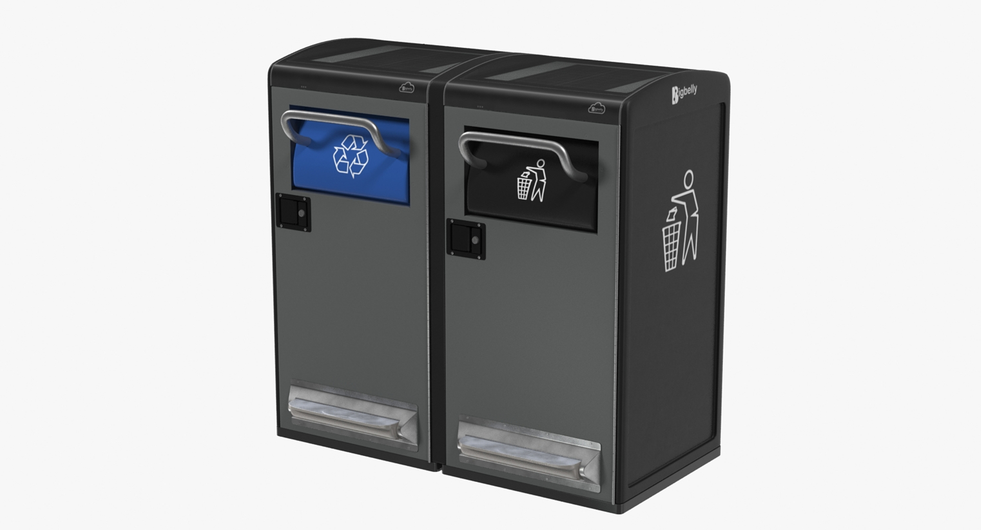 Bigbelly General Waste Recycling Model - TurboSquid 1329010