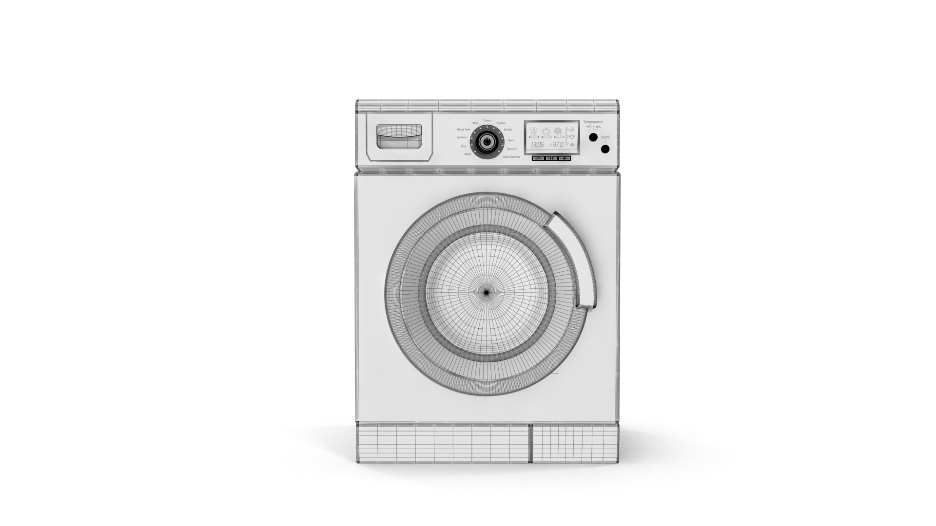 Washing Machine 3D Model - TurboSquid 2053935