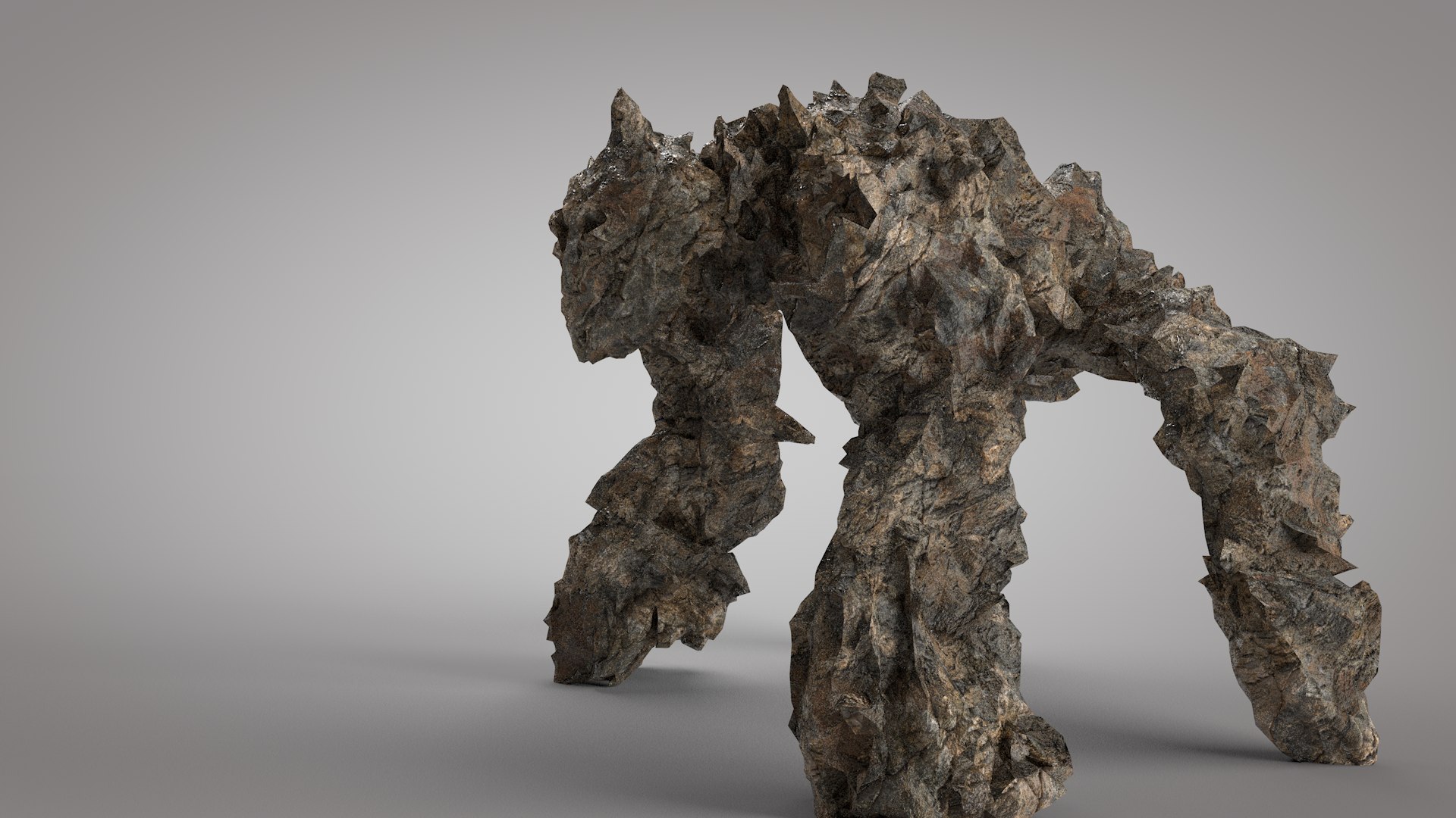 3D Rock Golem Model - TurboSquid 1608709
