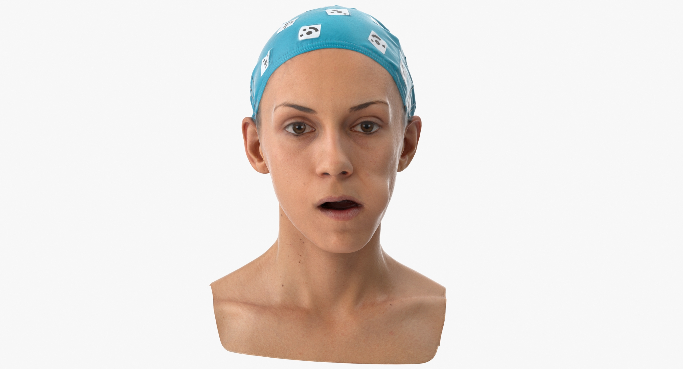 modelo 3d Athena Human Head Tongue Bulge Right AU36 Clean Scan ...