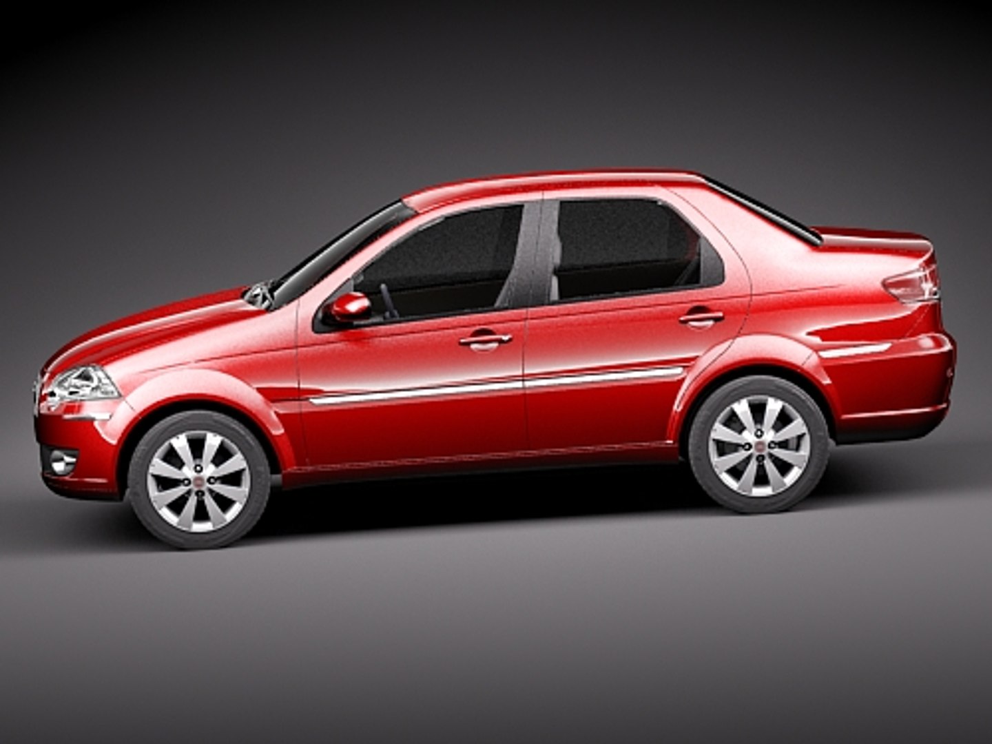 Fiat New Siena 2009 3d 3ds