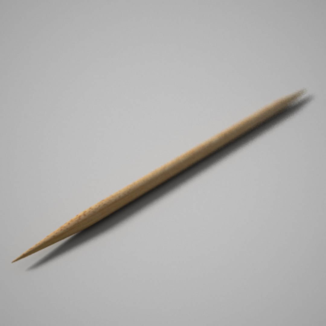 3d Toothpick Tooth Pick Model