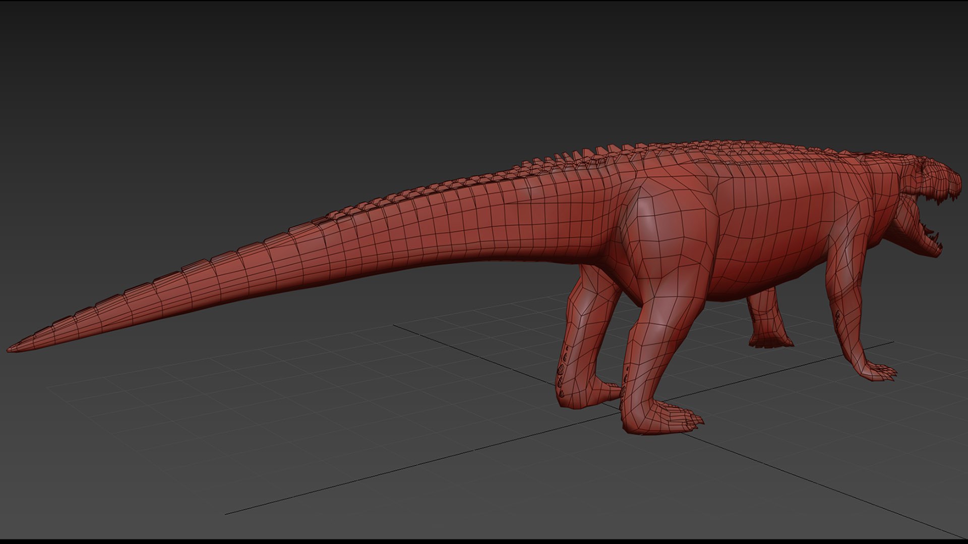 Postosuchus Barinasuchus Fasolasuchus HD - 3d Animated Model ...
