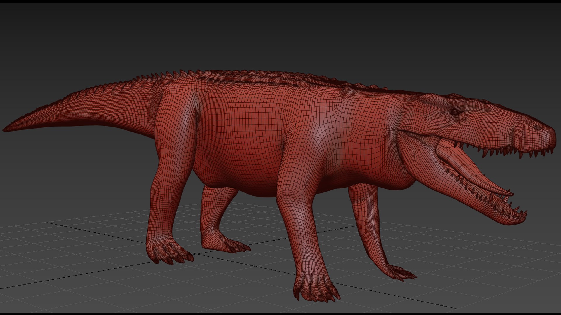 Postosuchus Barinasuchus Fasolasuchus HD - 3d Animated Model ...