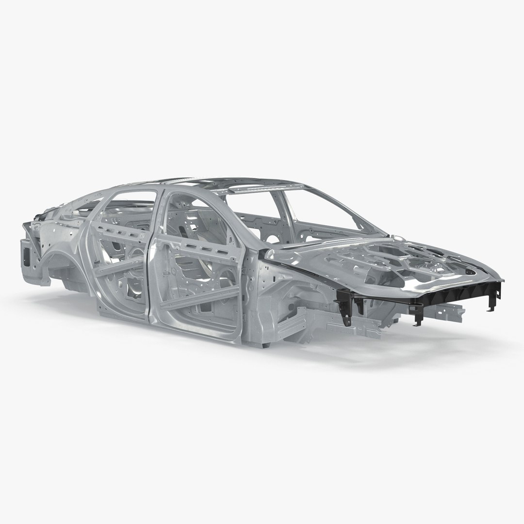 modelo 3d Estructura Unibody del marco del coche - TurboSquid 2218354