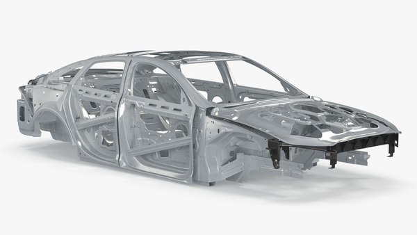 modelo 3d Estructura Unibody del marco del coche - TurboSquid 2218354