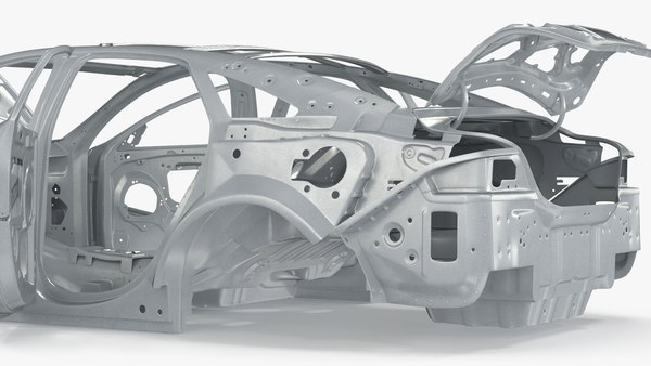 modelo 3d Estructura Unibody del marco del coche - TurboSquid 2218354