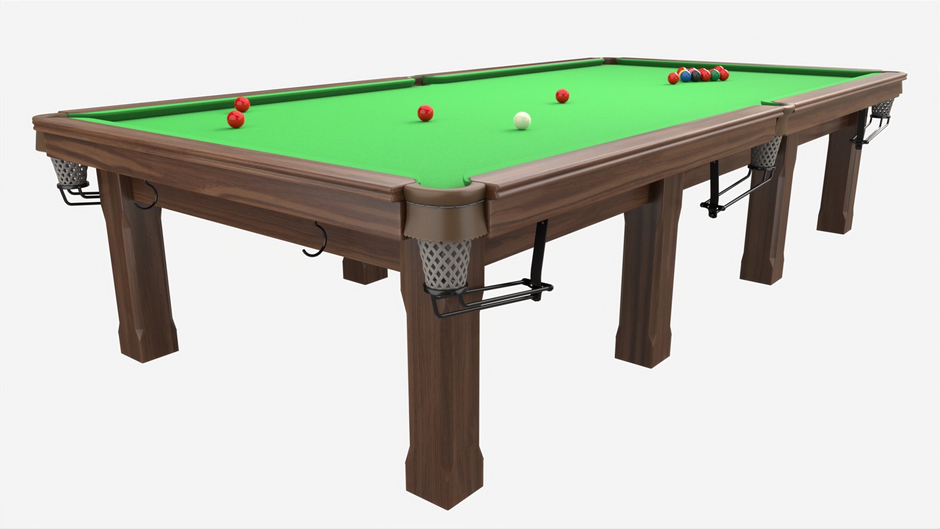 3D Model Billiard Snooker Table Full 02 - TurboSquid 2096047