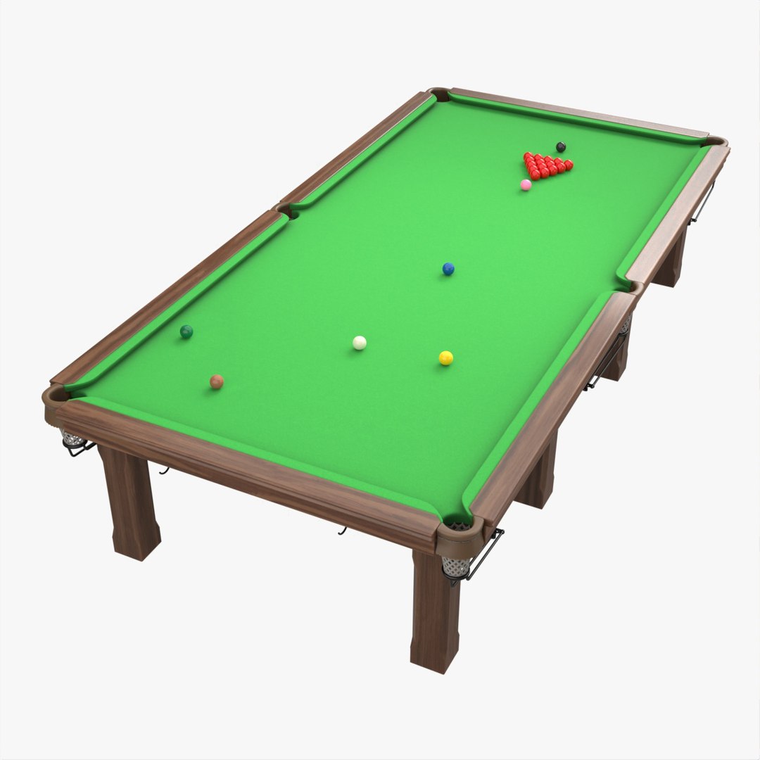 3D Model Billiard Snooker Table Full 02 - TurboSquid 2096047