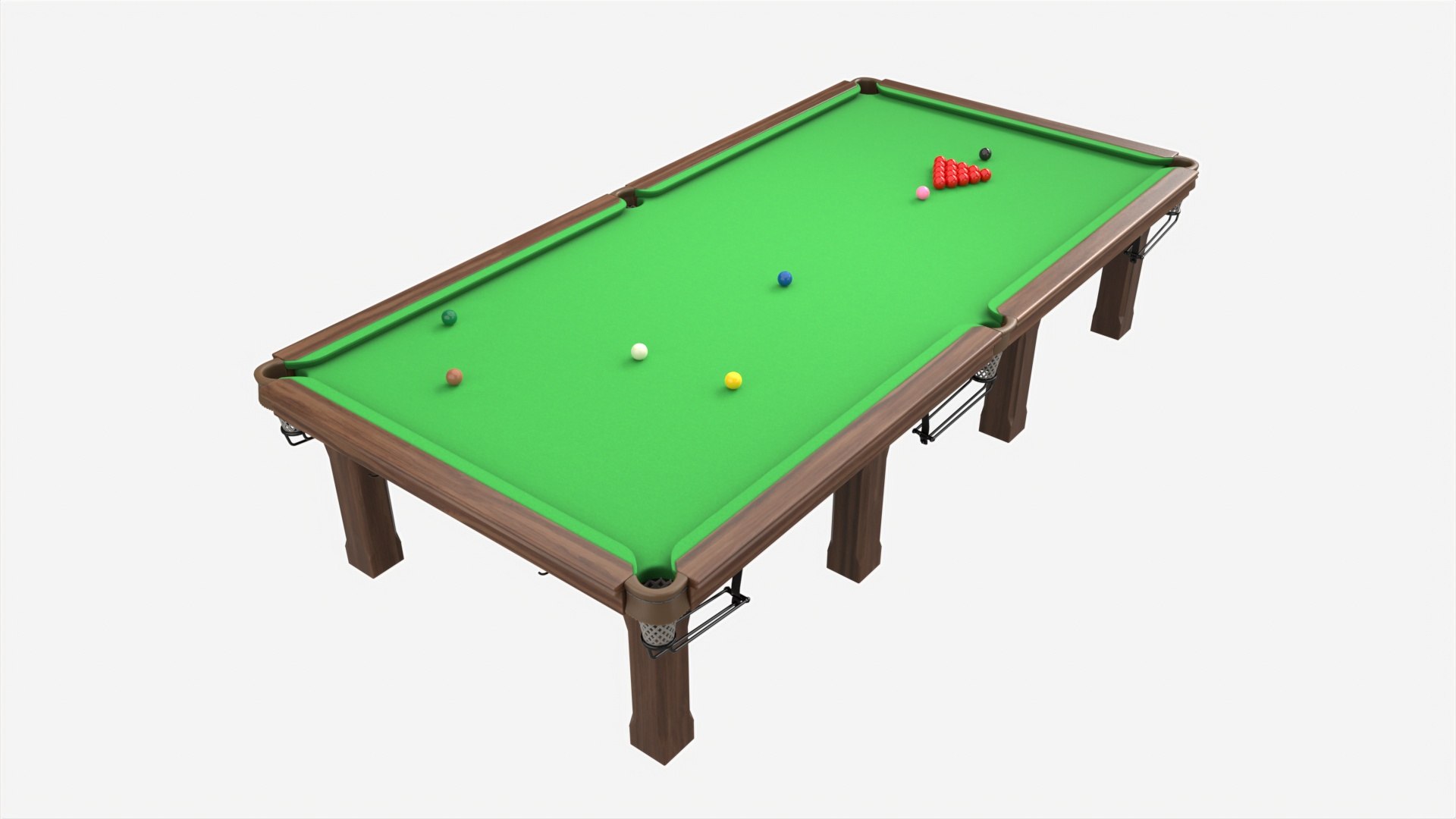 3D Model Billiard Snooker Table Full 02 - TurboSquid 2096047