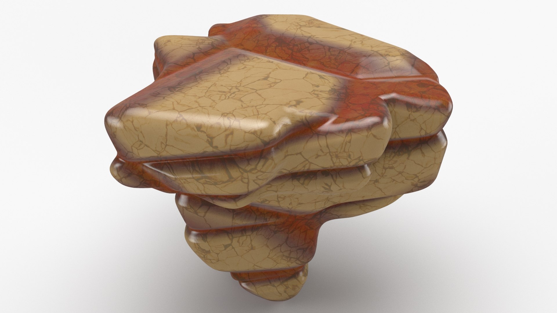 3D Cartoon Stone 01 Color 2 - TurboSquid 1768614