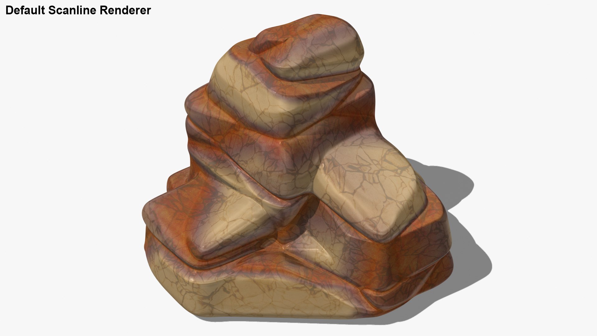 3D Cartoon Stone 01 Color 2 - TurboSquid 1768614