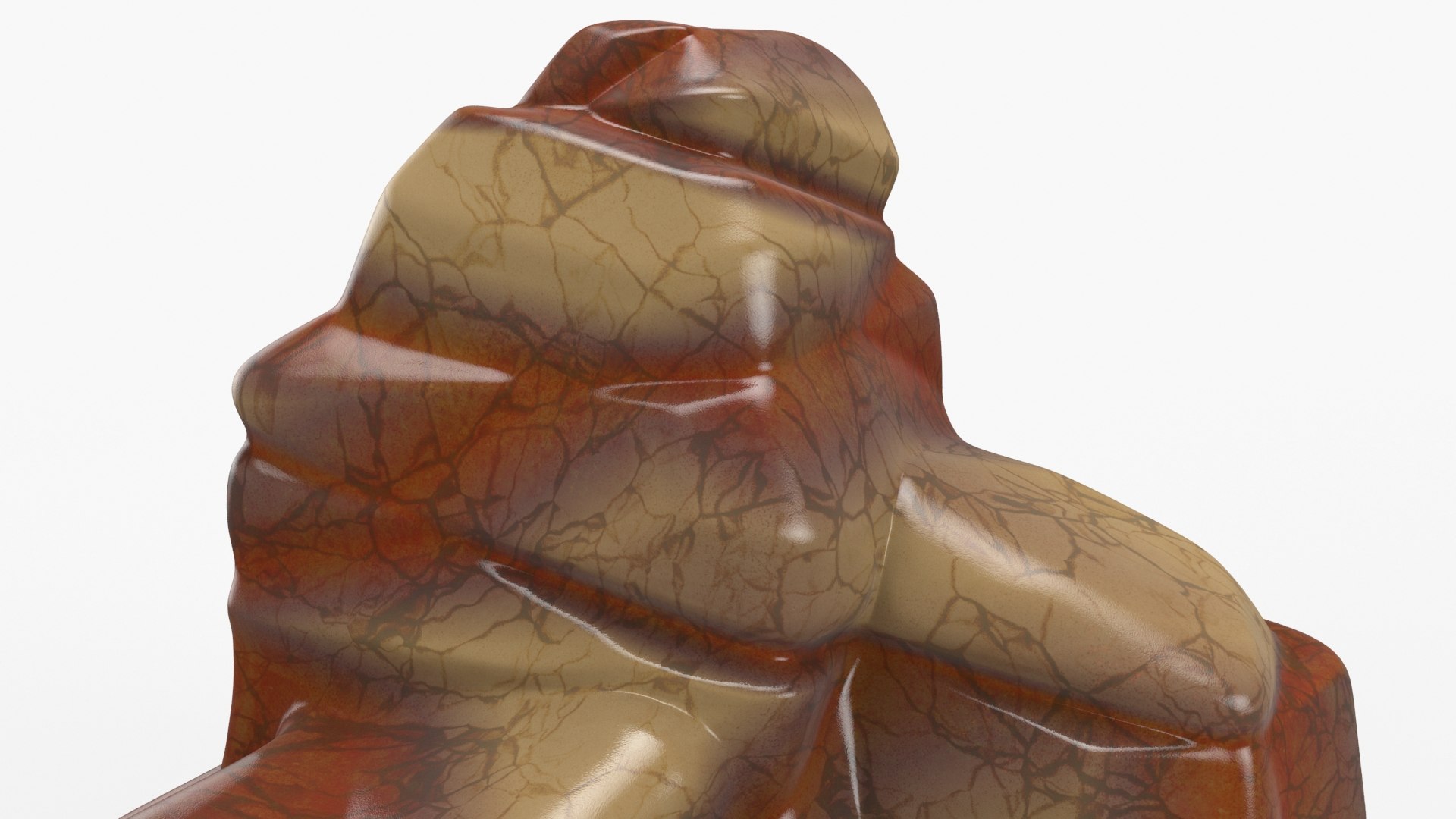 3D Cartoon Stone 01 Color 2 - TurboSquid 1768614