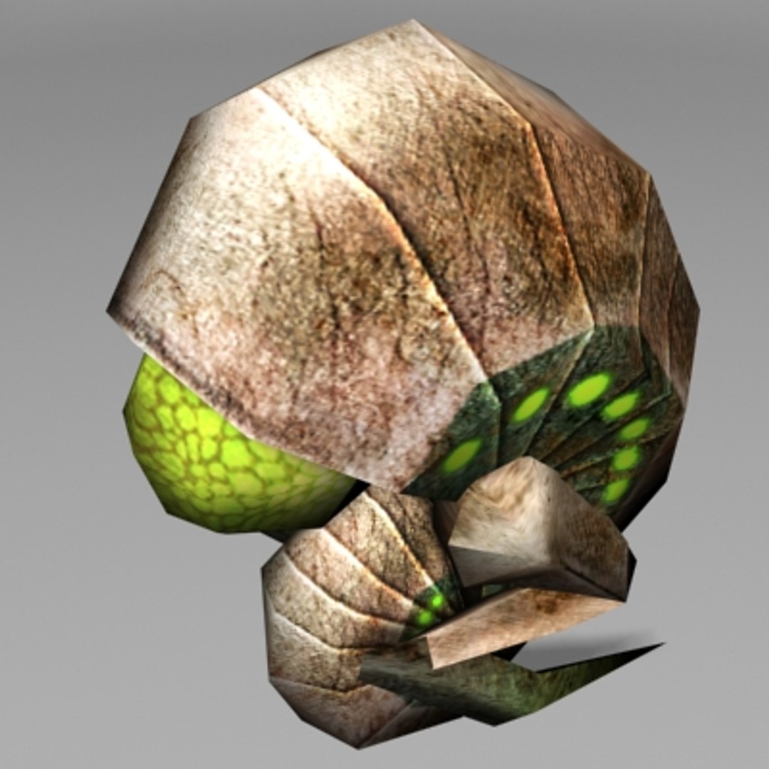 3d Model Alien Rollerbug Static