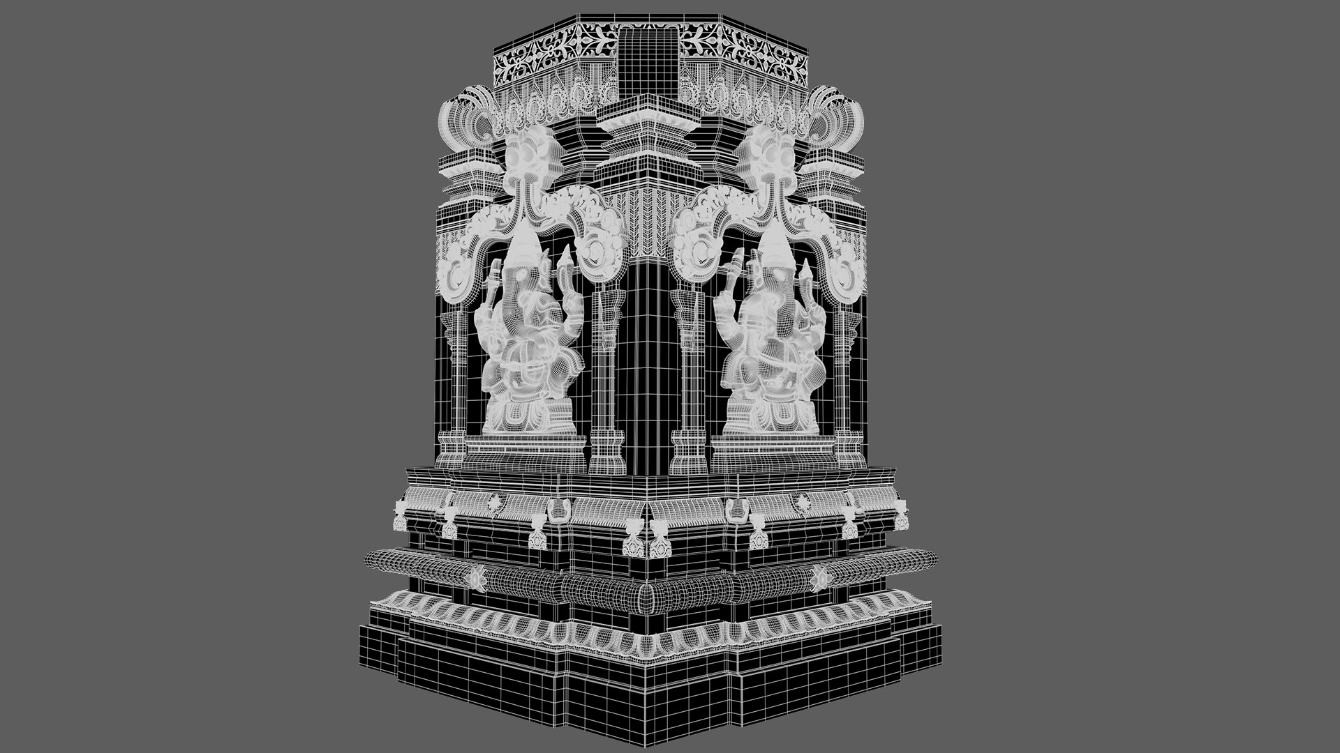 Ancient Temple Pillar-04 3D Model - TurboSquid 2329274