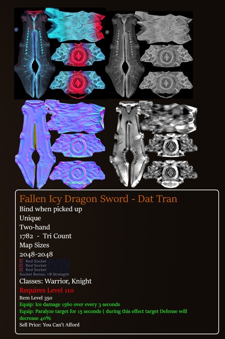 max hand painted sword