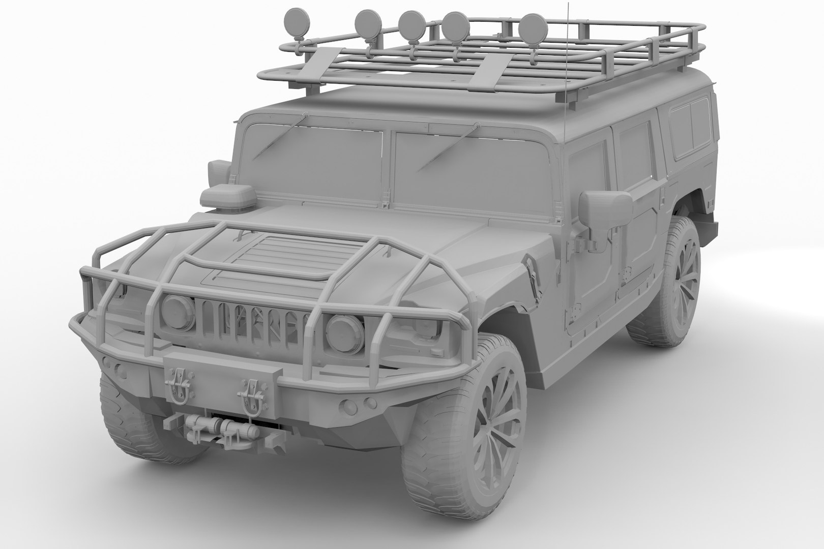 Hummer H1 Alpha Concept 3d Model