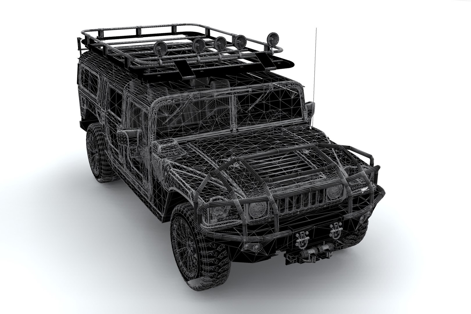 Hummer H1 Alpha Concept 3d Model