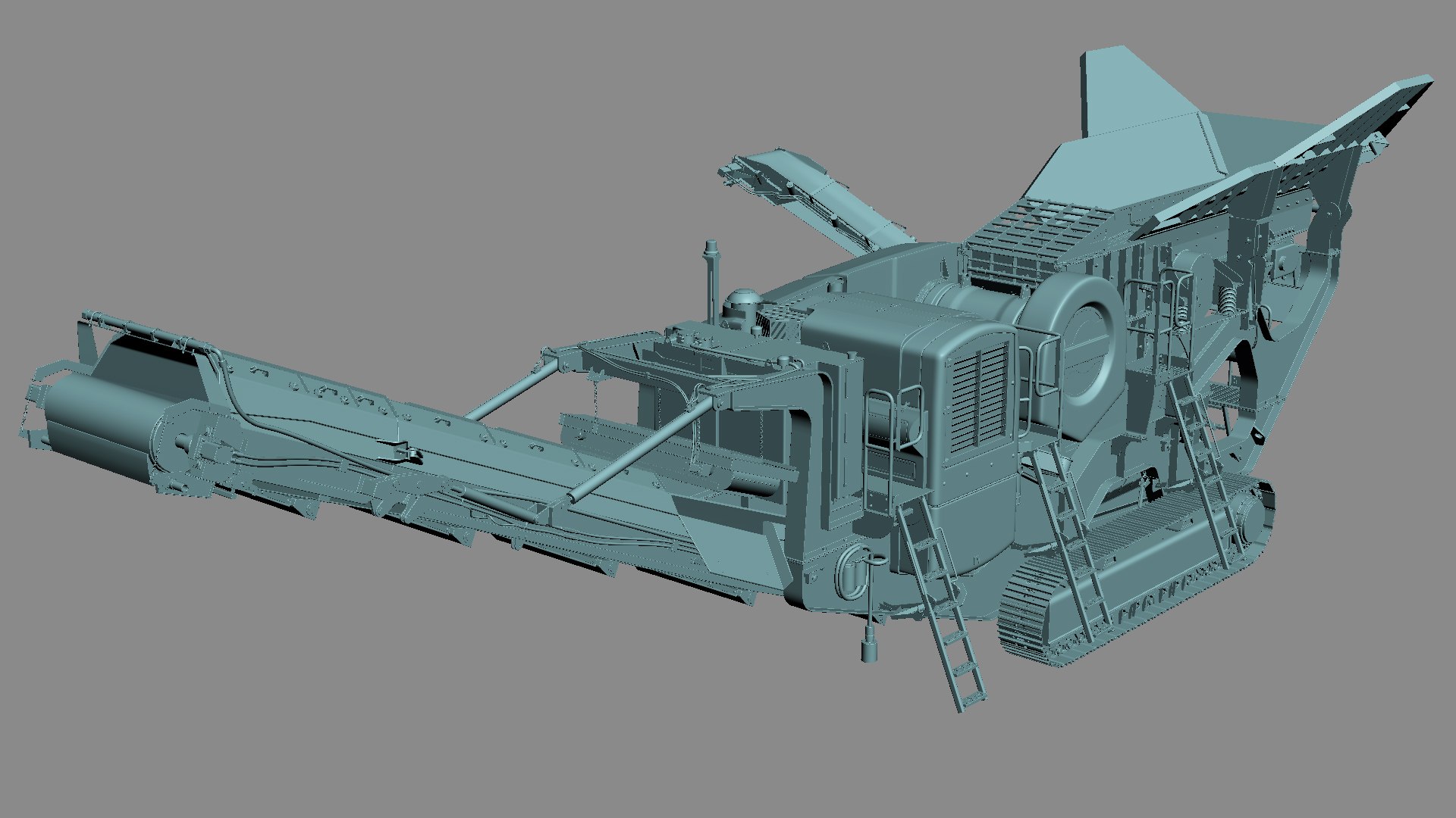 Jaw Crusher JCR 800e 3D model - TurboSquid 2144713