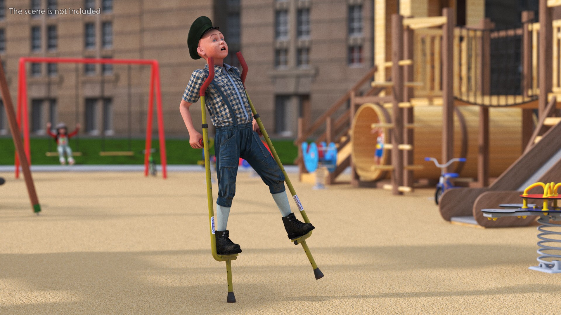 3D Balance Stilts Collection - TurboSquid 2376908