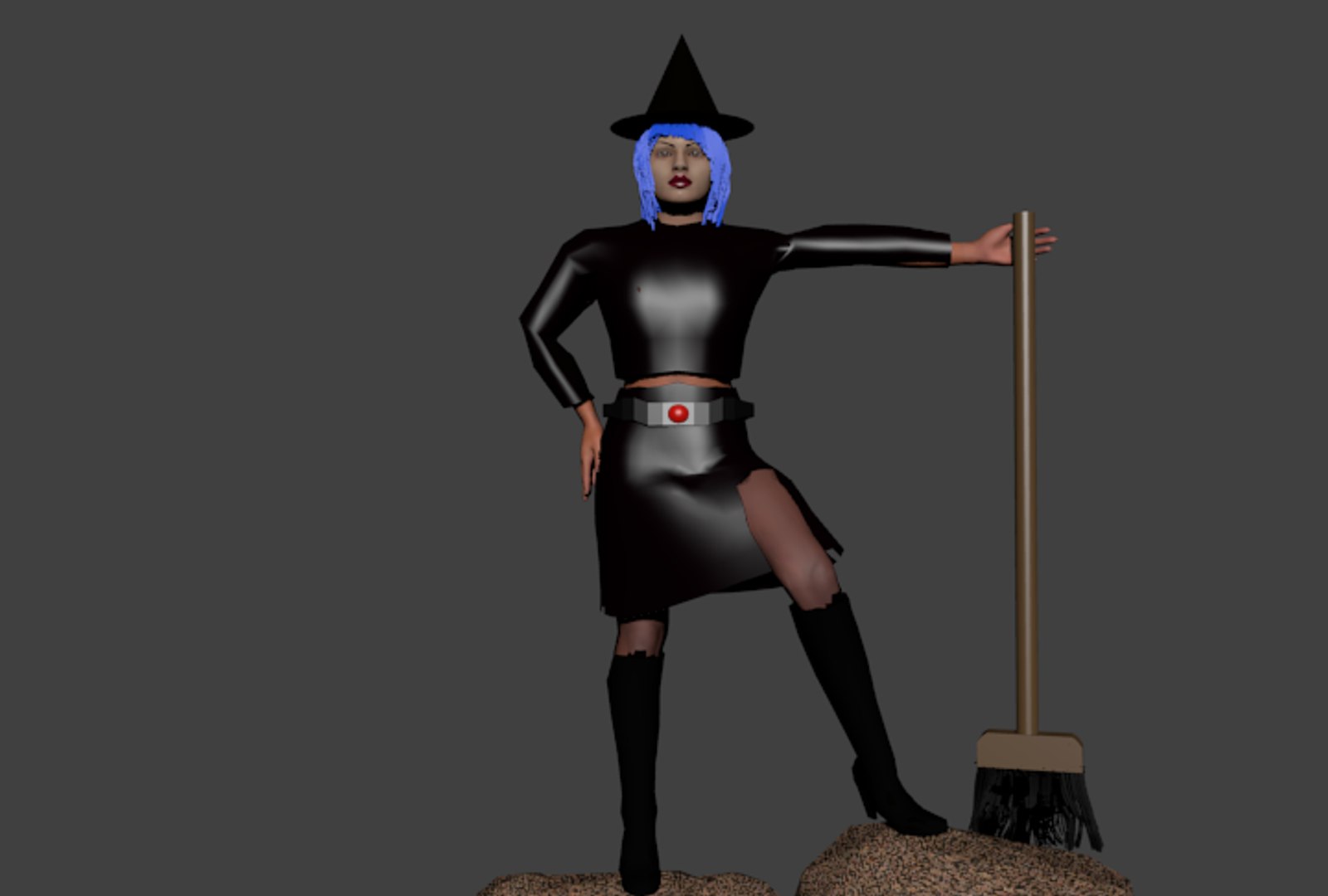 Witch 3d Model