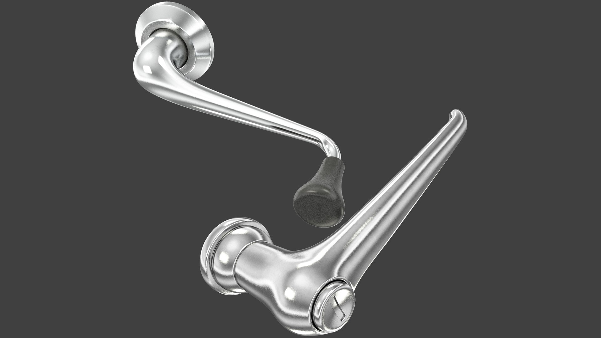 3D Retro Car Handles Collection V2 model - TurboSquid 2059996