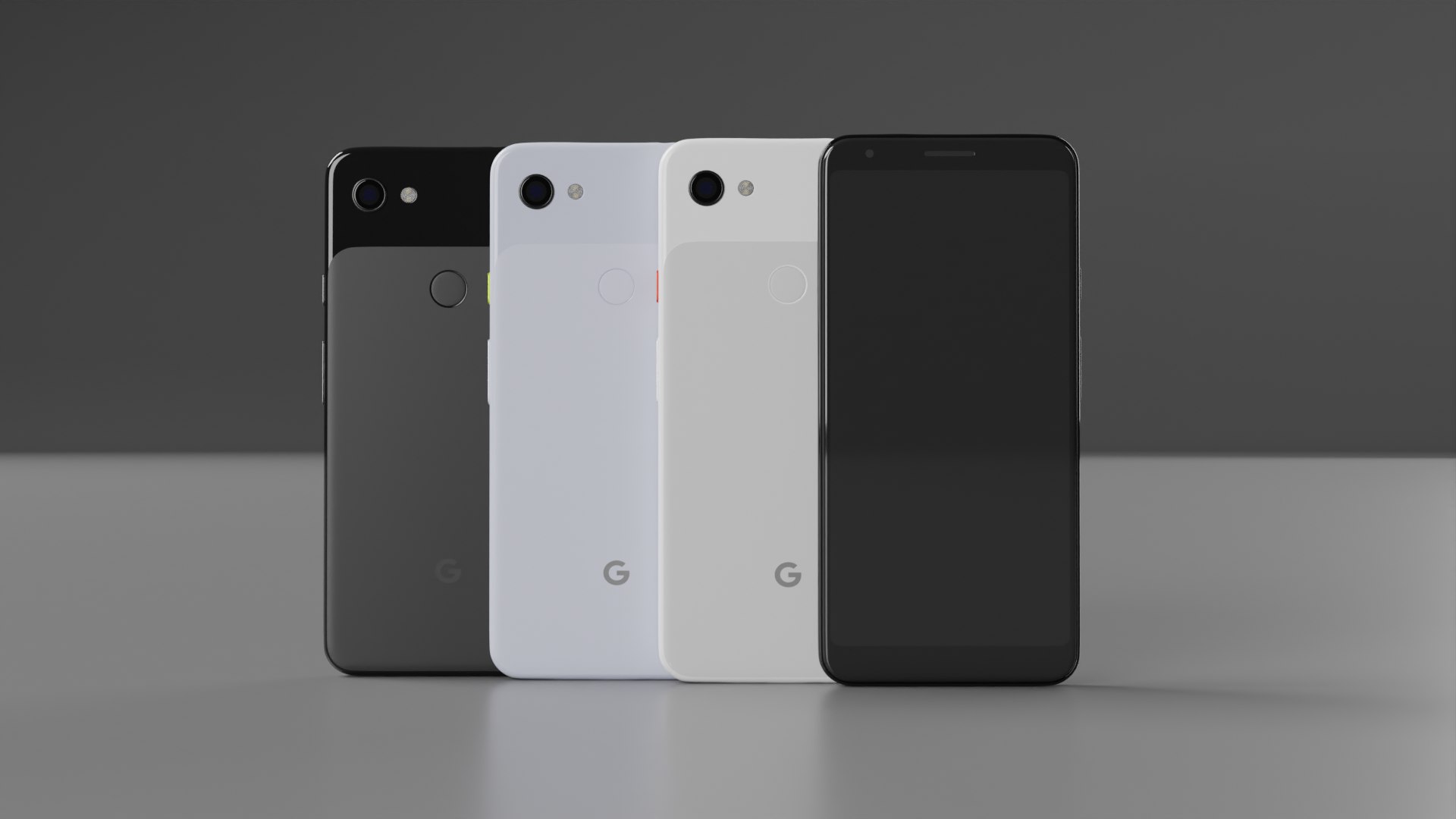 Google Pixel 3a XL All Colors model - TurboSquid 2064019