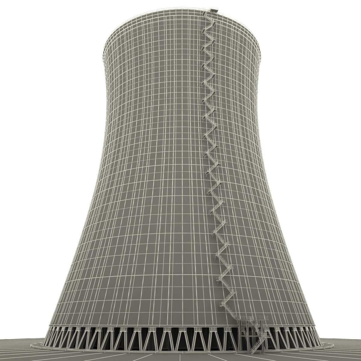 3d model cooling tower
