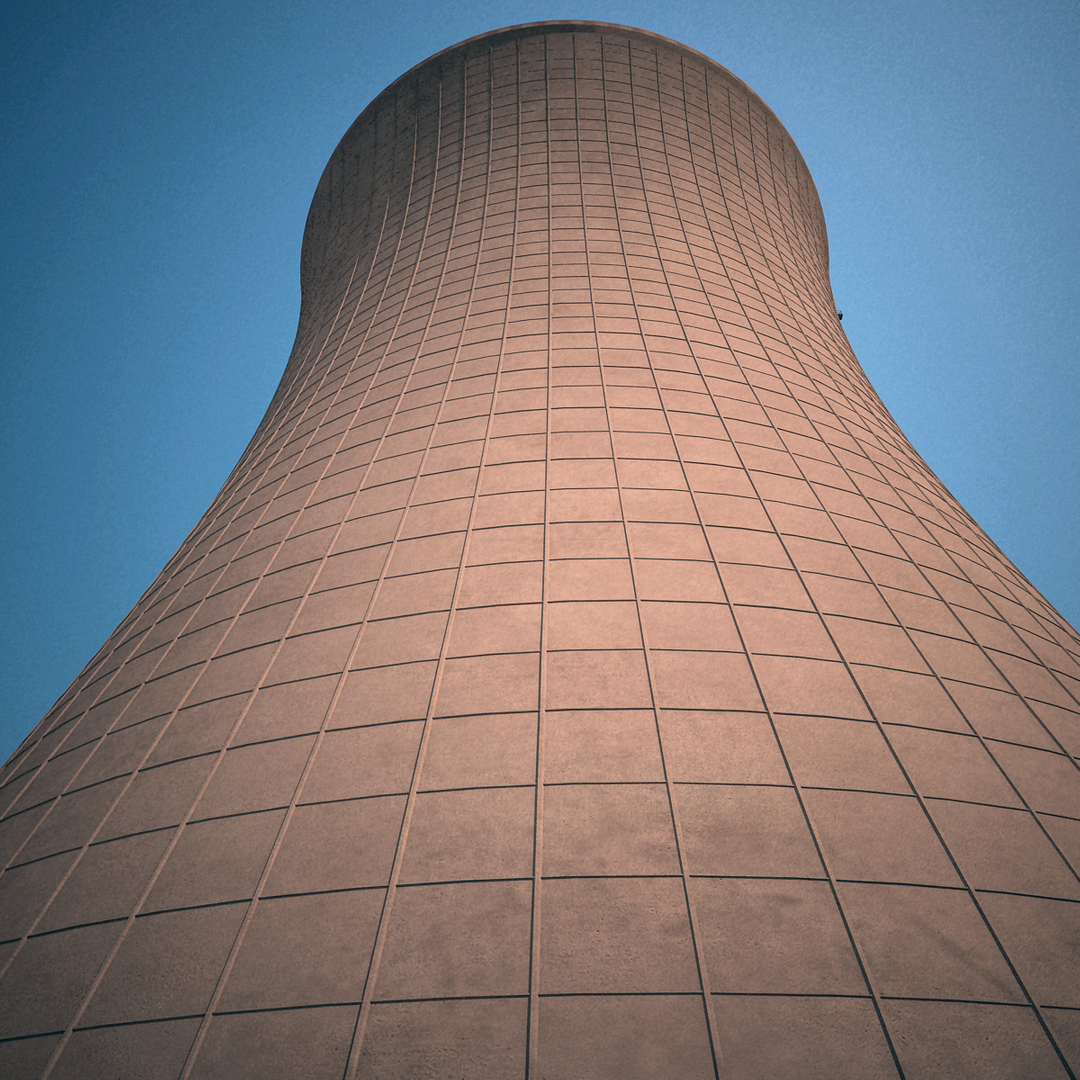 3d model cooling tower