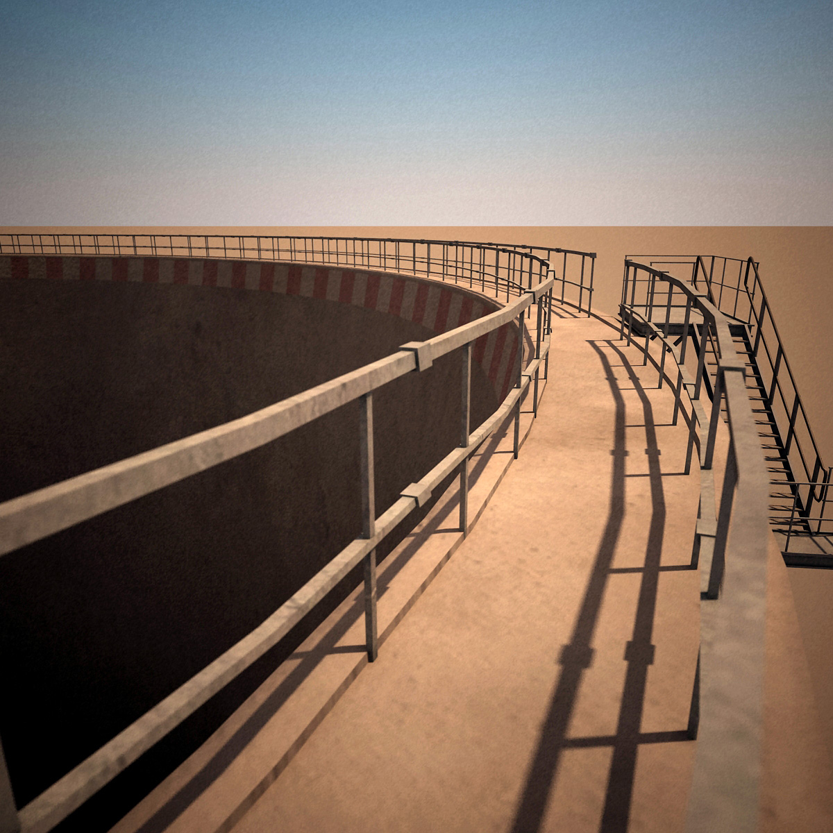 3d model cooling tower