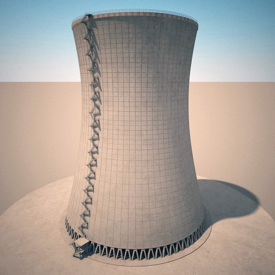 3d Model Cooling Tower