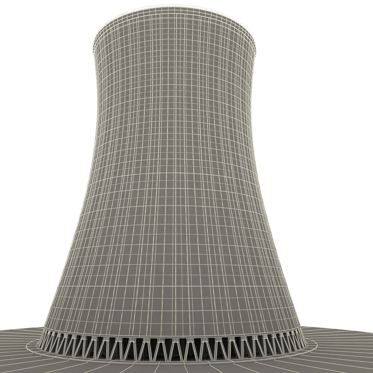 3d model cooling tower