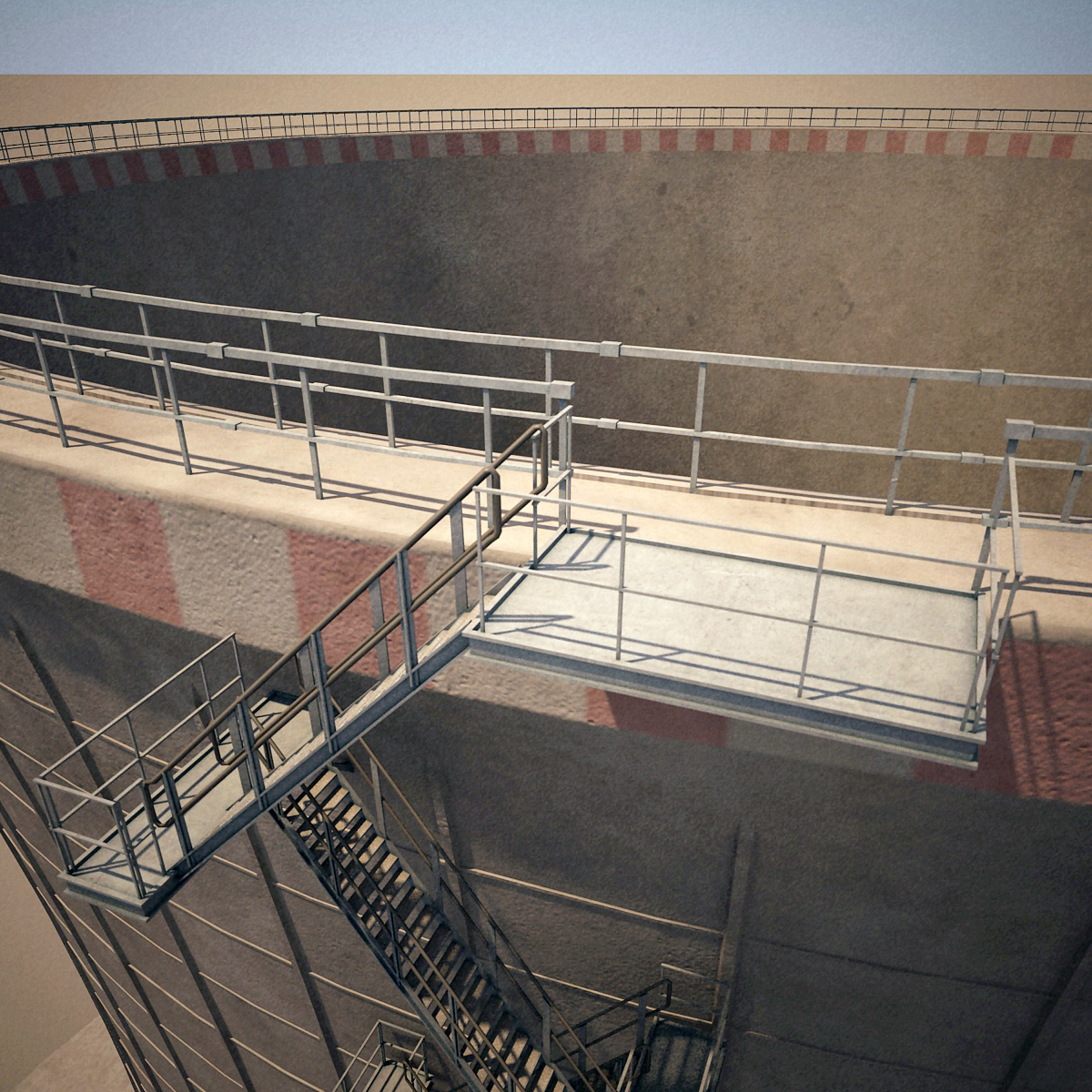 3d model cooling tower