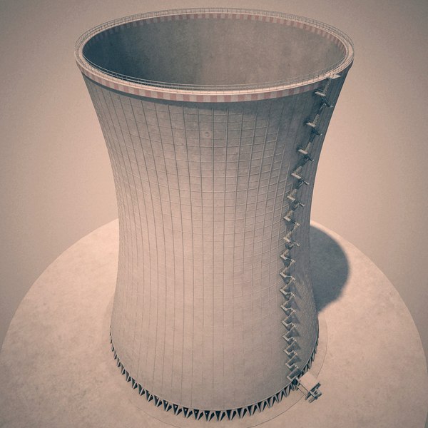 3d model cooling tower