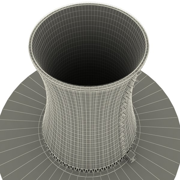 3d model cooling tower