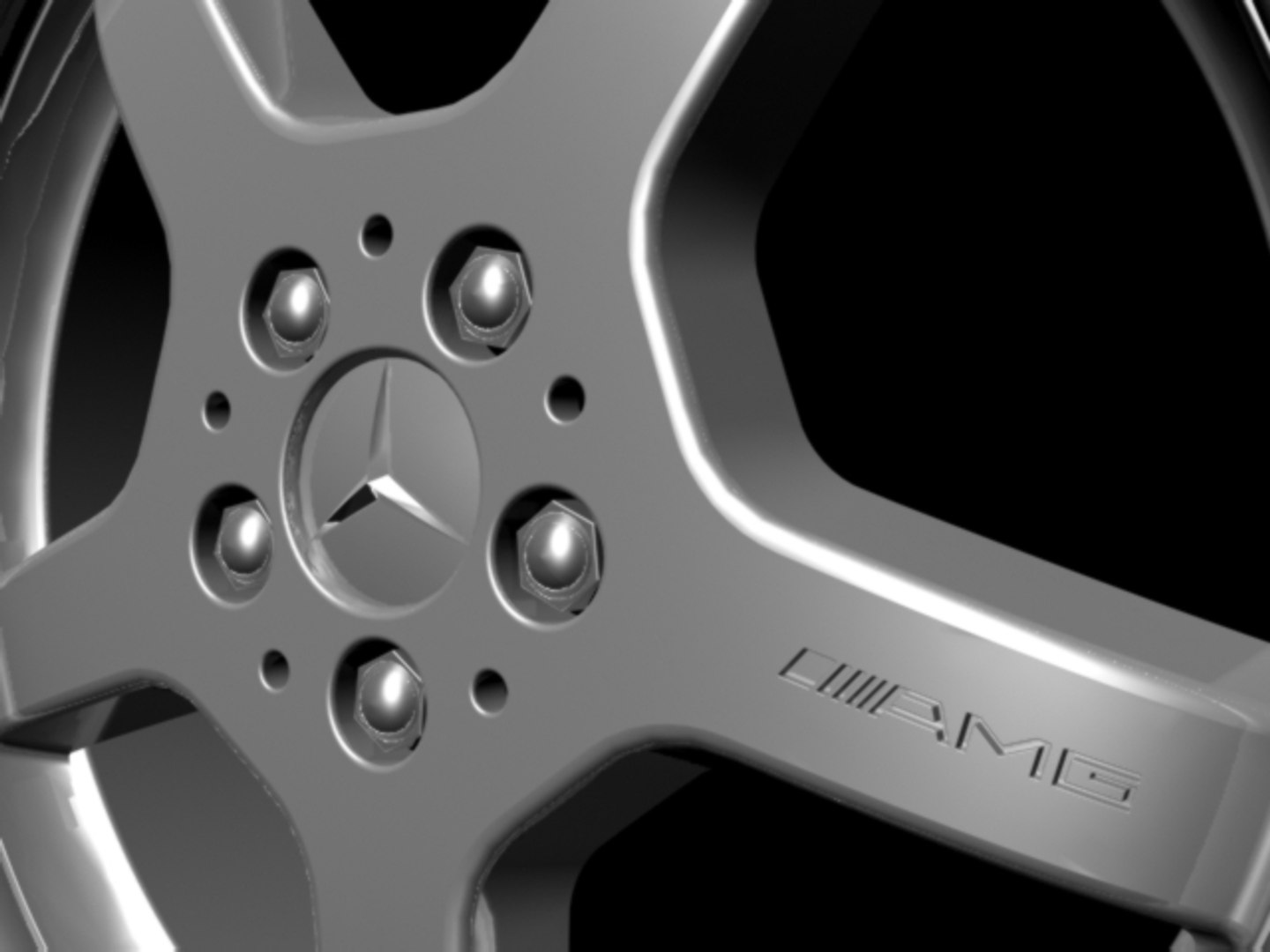 3d model amg tire