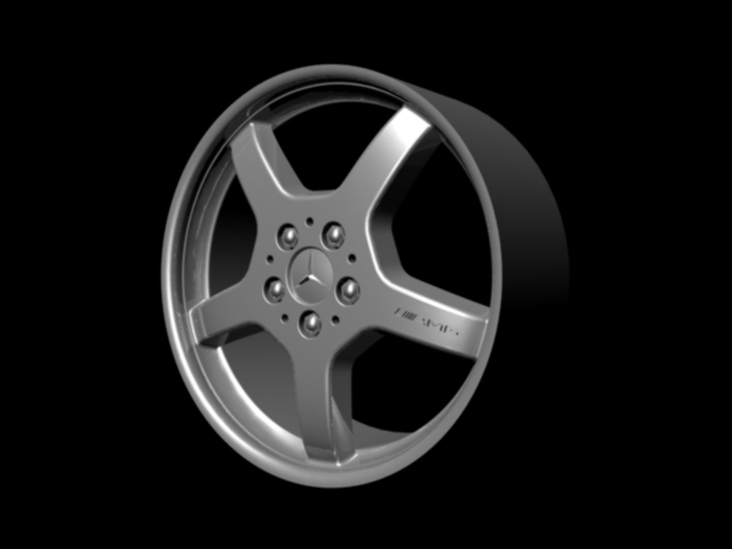 3d model amg tire