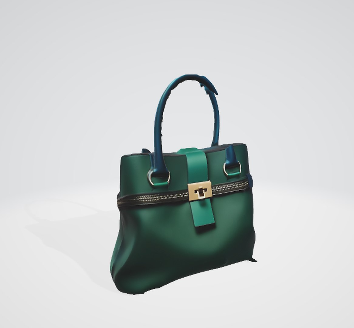 3D Elegant Green Purse 3D Render Model - TurboSquid 2284317