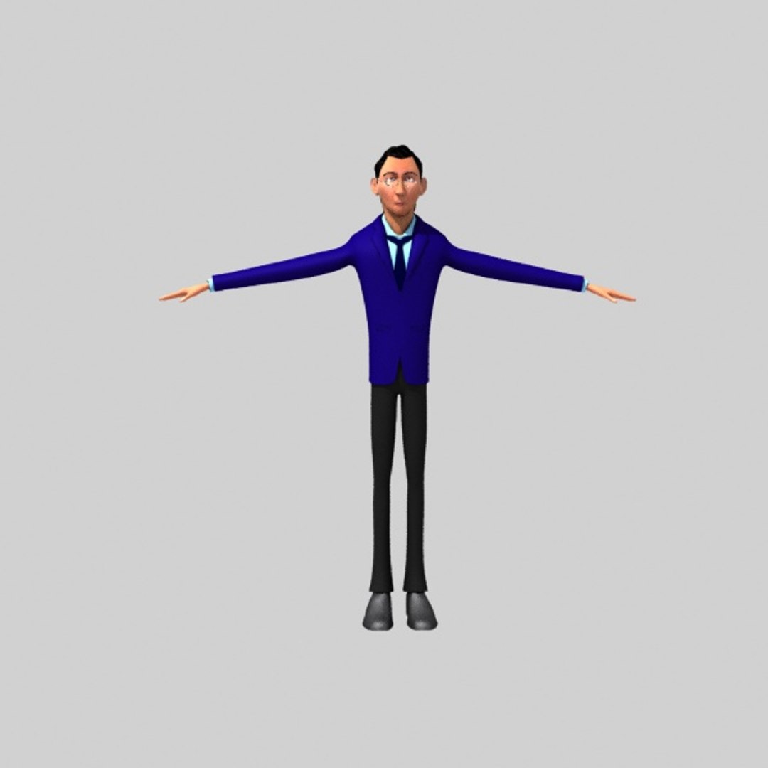 3D Man Characters Model - TurboSquid 1344924