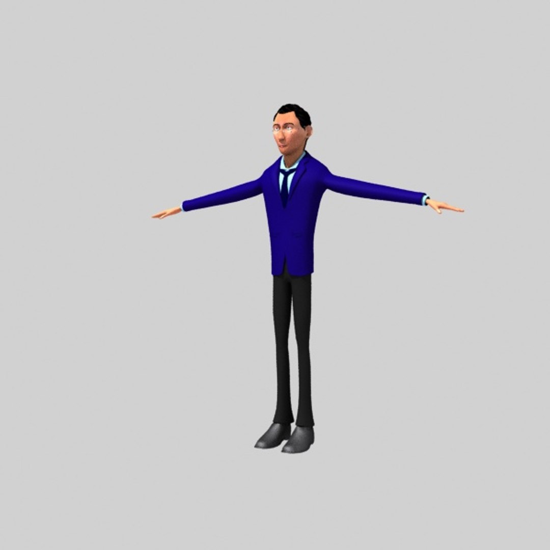 3D man characters model - TurboSquid 1344924